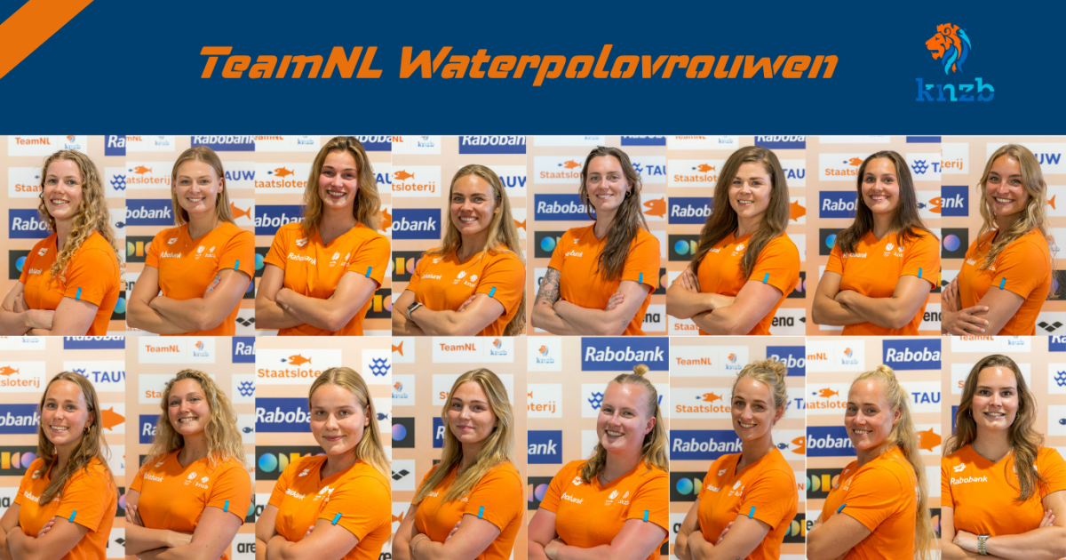 KNZB | TeamNL-selectie waterpolovrouwen voorbereidingstoernooi…