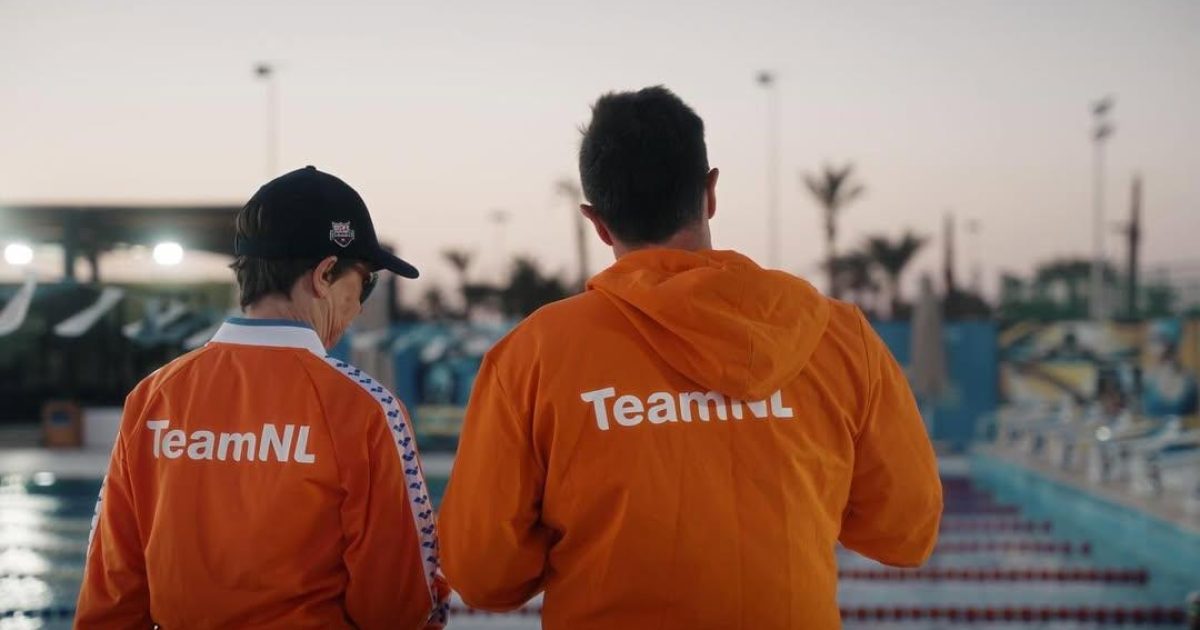 KNZB | TeamNL-zwemmers vervolgen WK voorbereiding tijdens Giant Open…